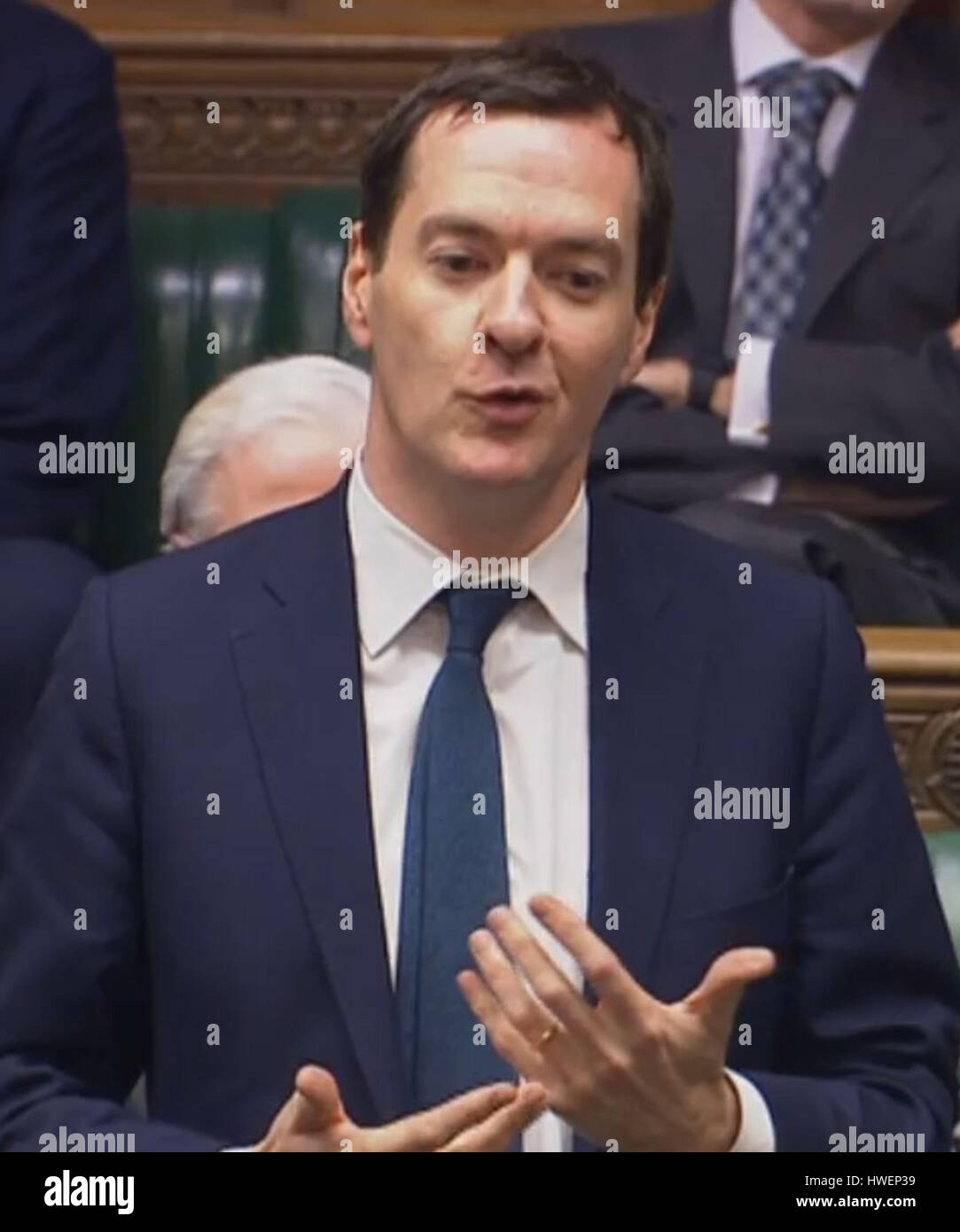 George Osborne, the former chancellor speaking in the House of Commons ...