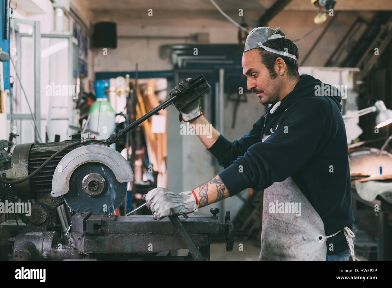 Metalworker health hi-res stock photography and images - Alamy