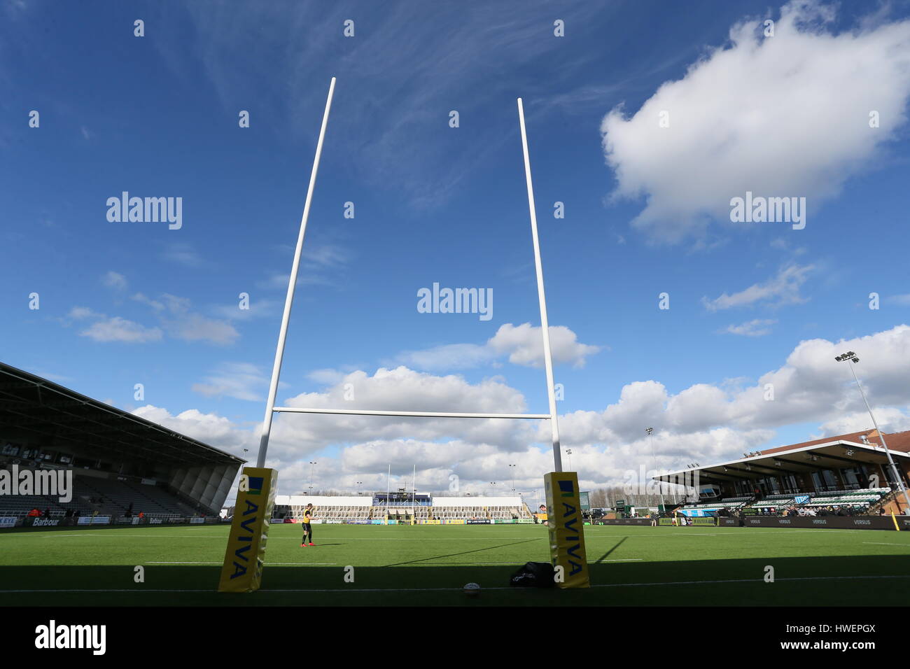 Kingston Park, Newcastle Falcons Rugby ground before the Aviva ...