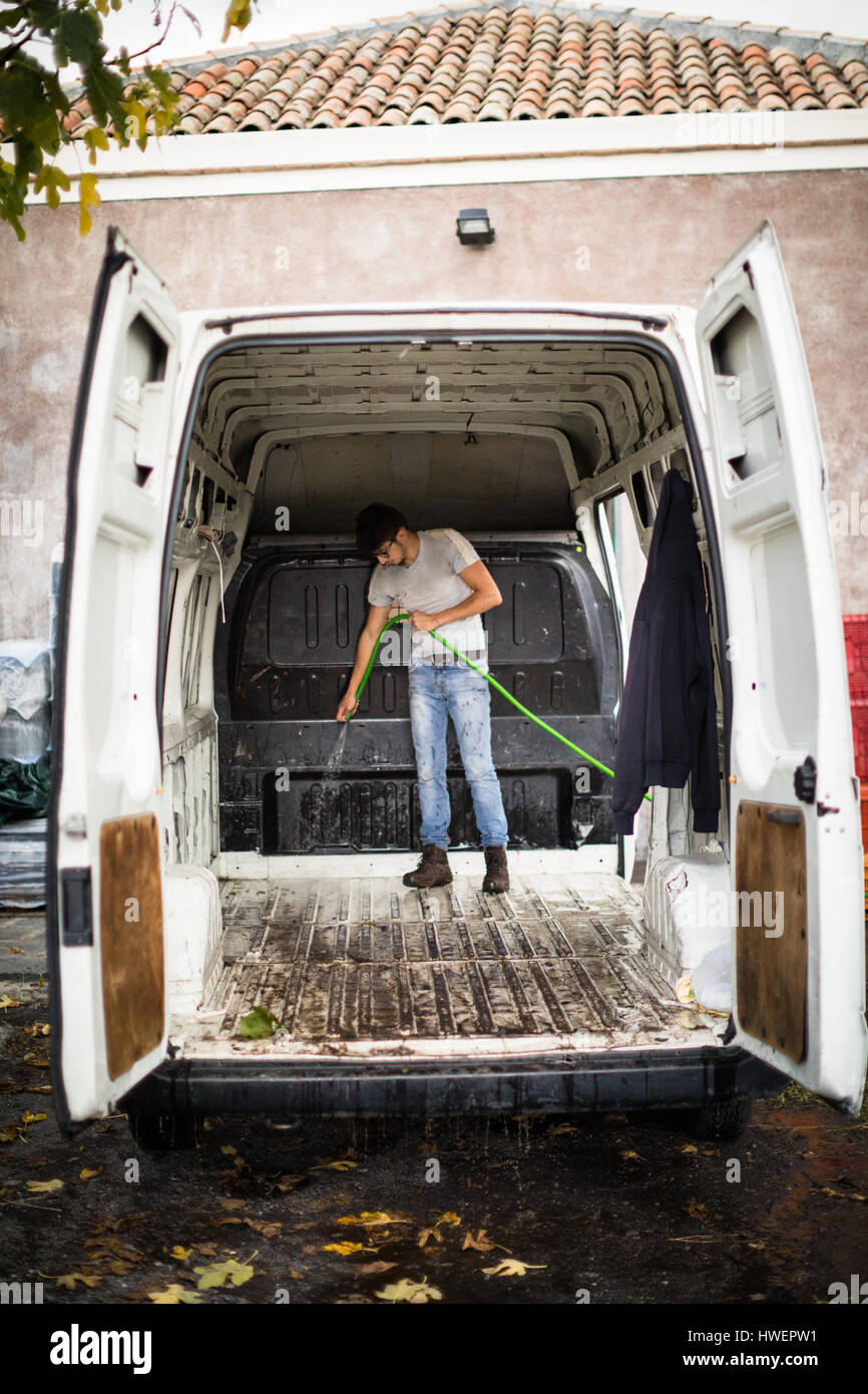 Cleaning Van High Resolution Stock Photography and Images - Alamy