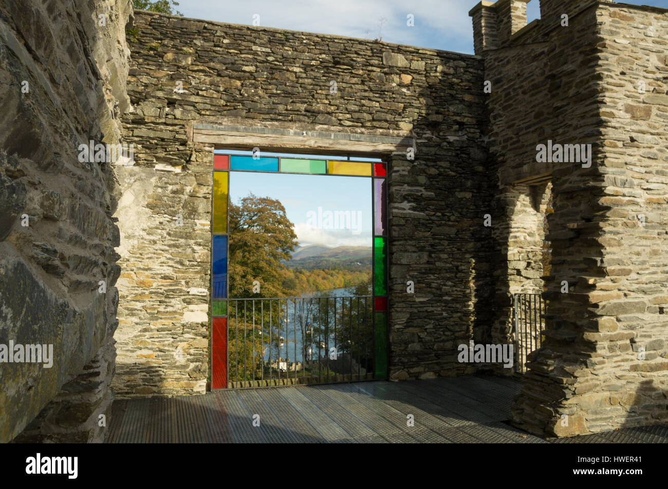 Claife Viewing Station, Lake District Stock Photo - Alamy