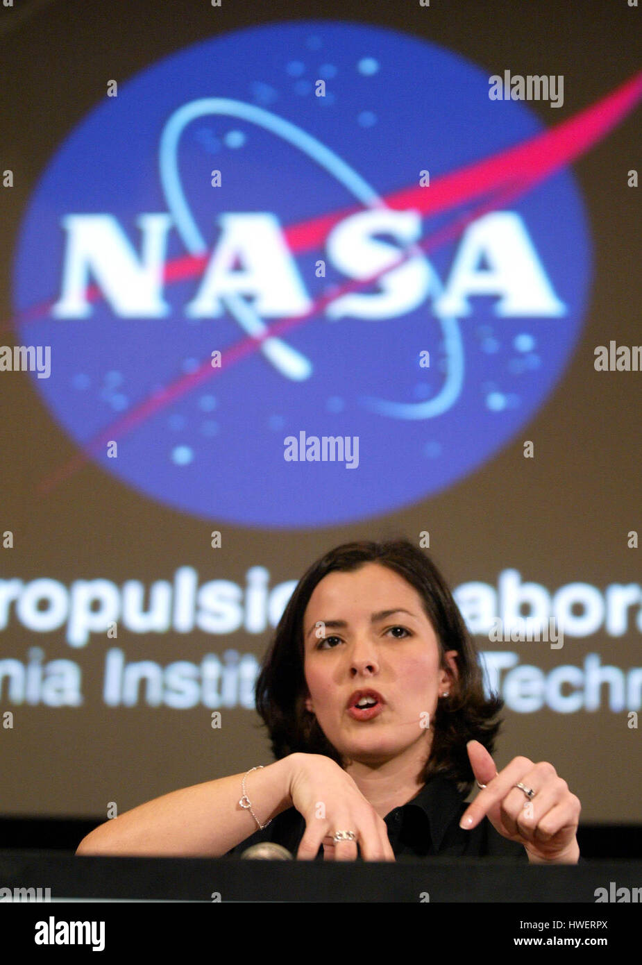 Jessica Collisson, flight director for the Mars Rover Spirit, talks ...