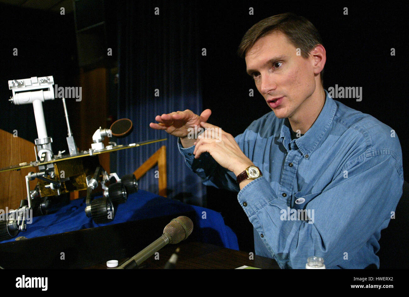 Jeff Johnson, Mars Exploration Rover science team member from the US ...