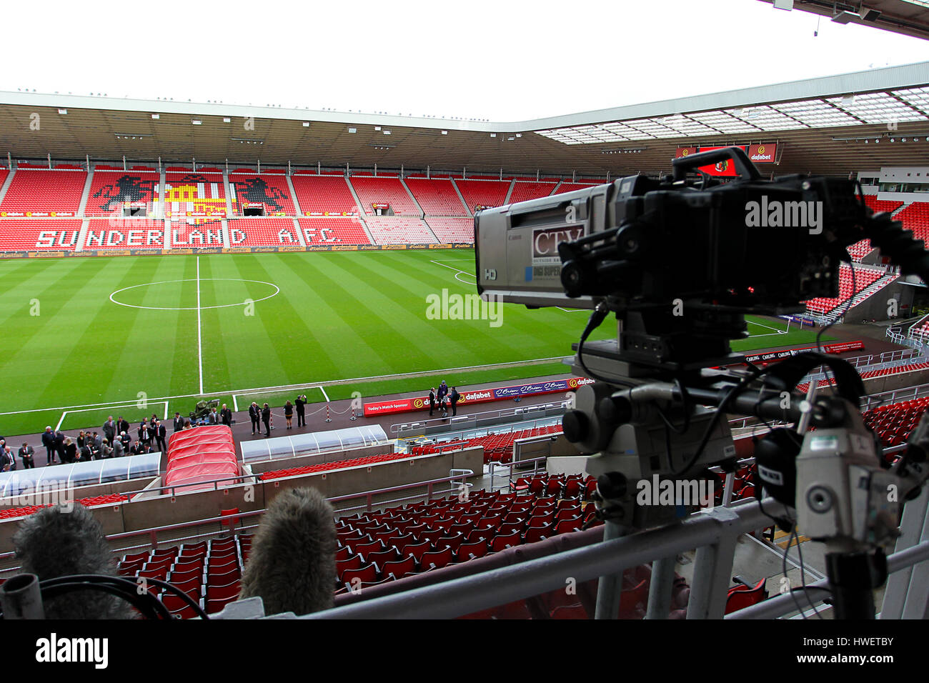 Television cameras in the stands Stock Photo - Alamy