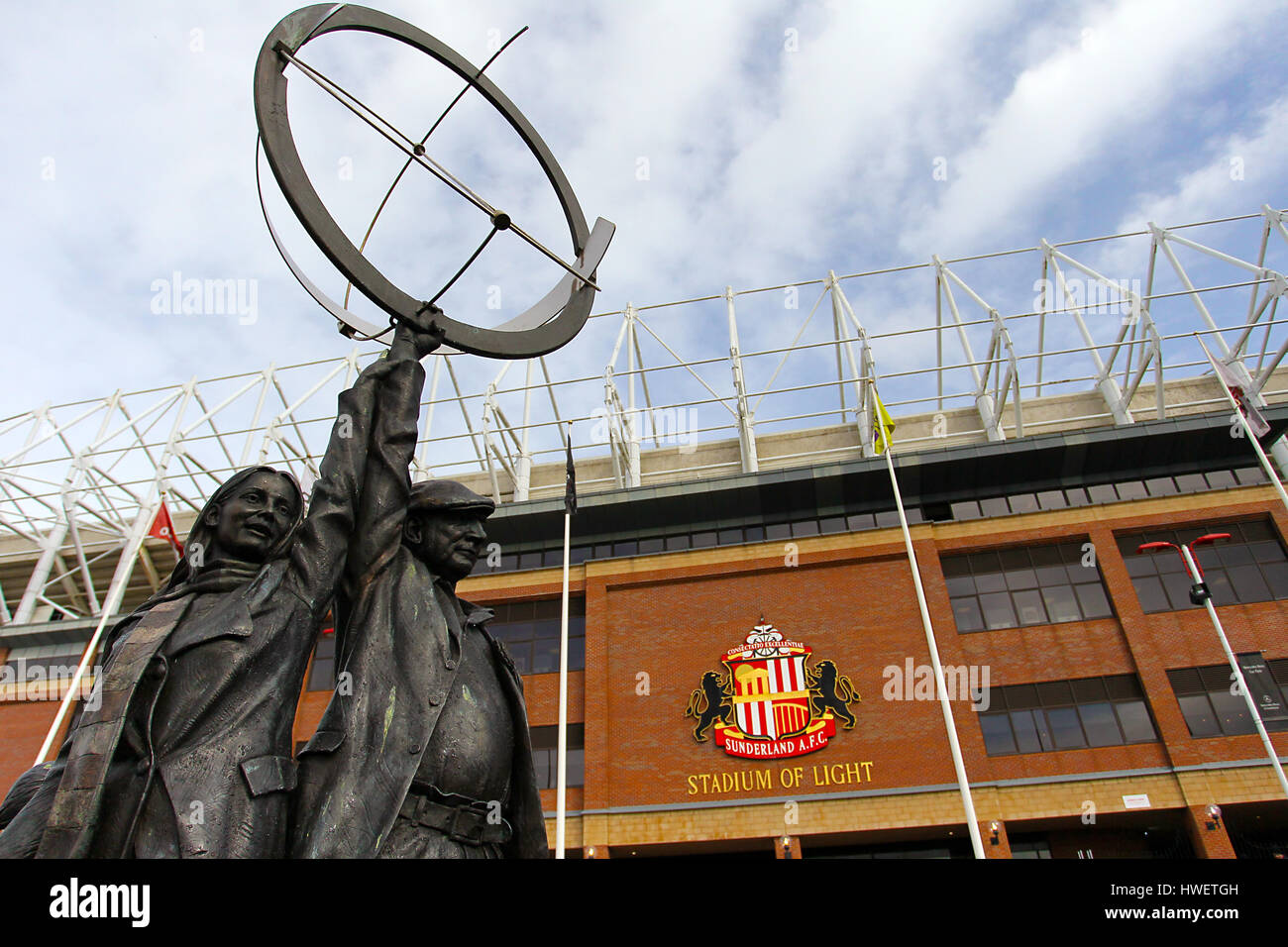 General view of The Stadium of Light Stock Photo - Alamy