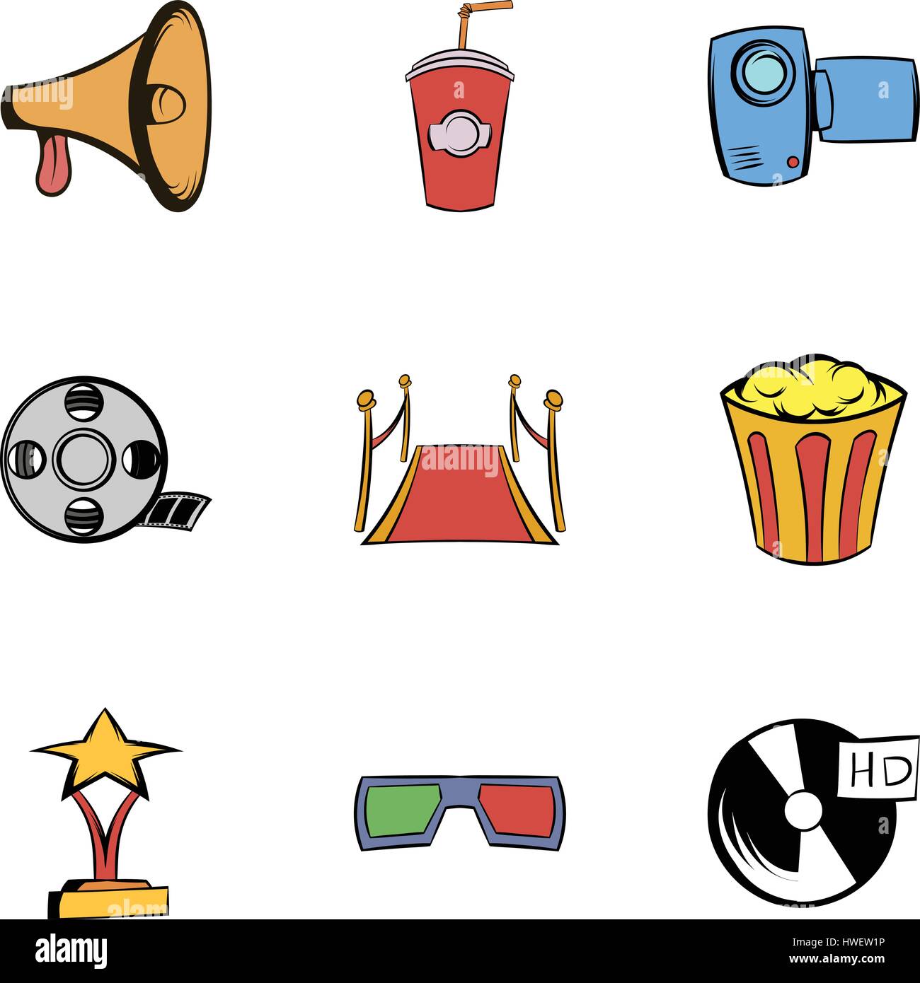 Movie Icon High Resolution Stock Photography and Images - Alamy