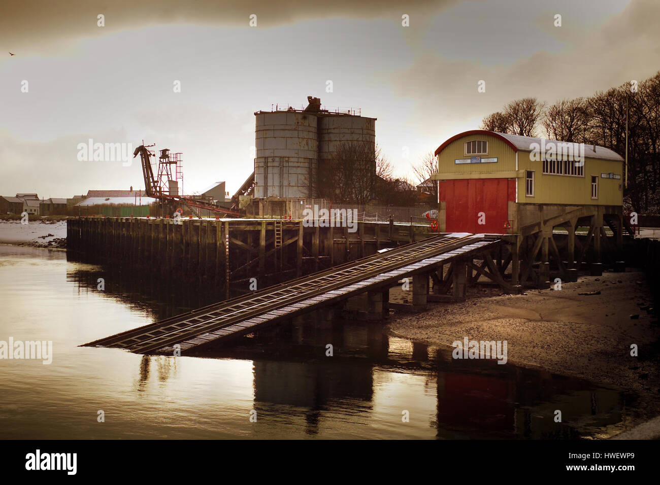 RNLI lifeboat station at Spittal Point, Berwick-upon-Tweed Stock Photo ...