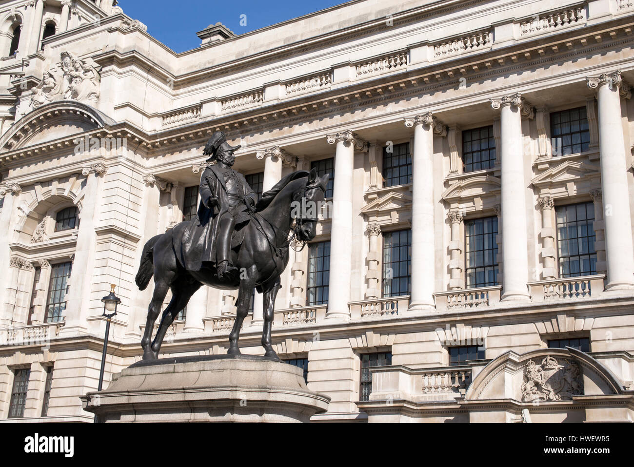 Duke of cambridge statue whitehall hi-res stock photography and images ...
