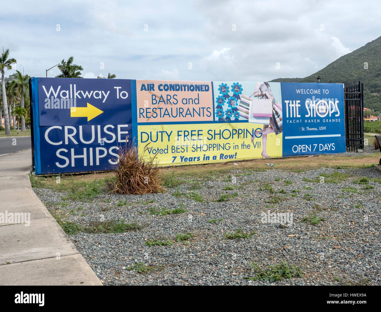 Signs To Yacht Haven Grande In Charlotte Amalie, St Thomas USVI, A ...
