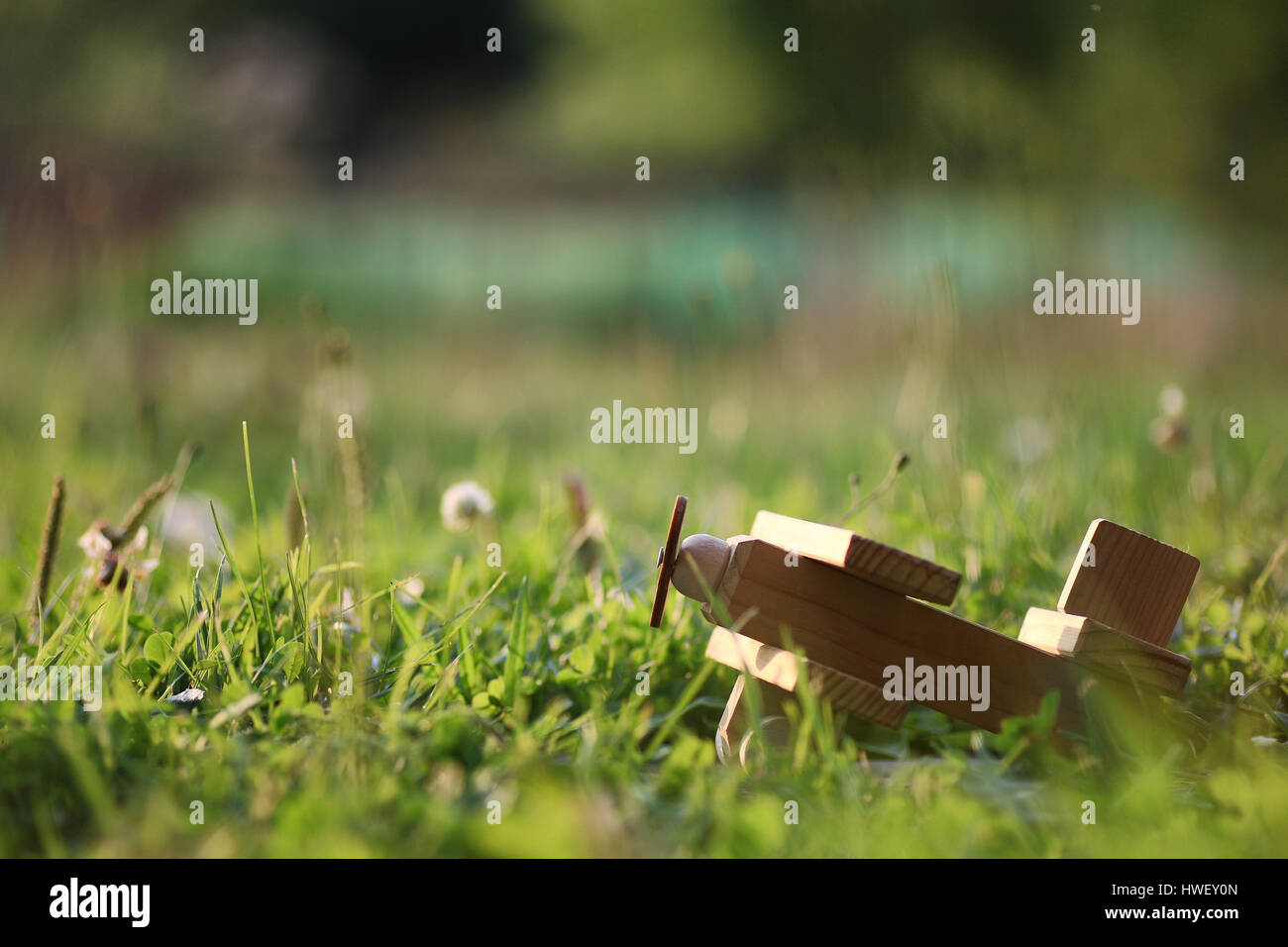 Making toy vintage airplane hi-res stock photography and images - Alamy