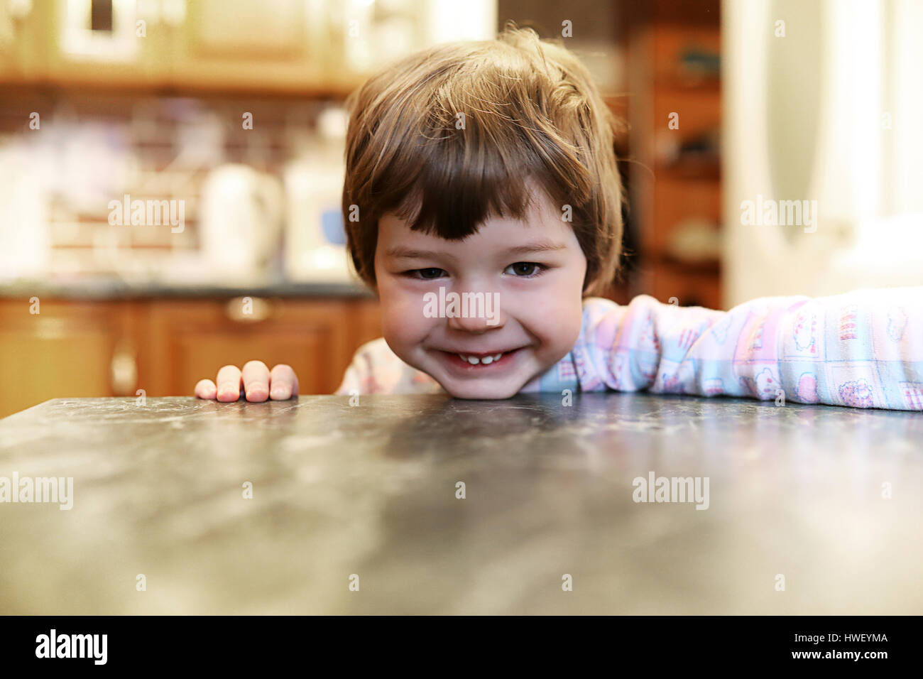 kid smiling and have fun white background Stock Photo - Alamy