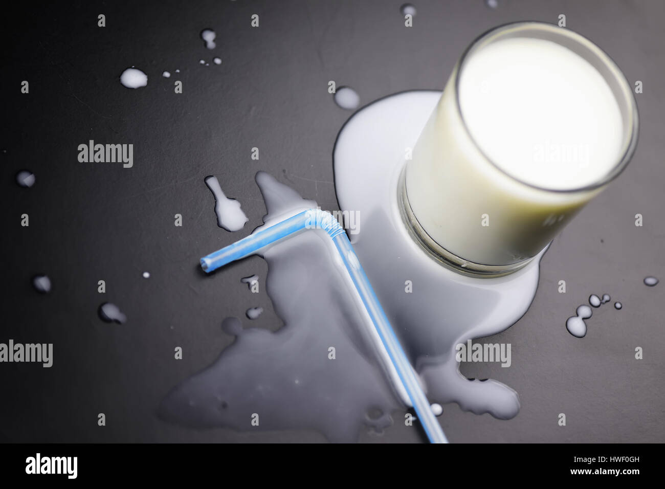 Its no use crying over spilt milk hi-res stock photography and images ...