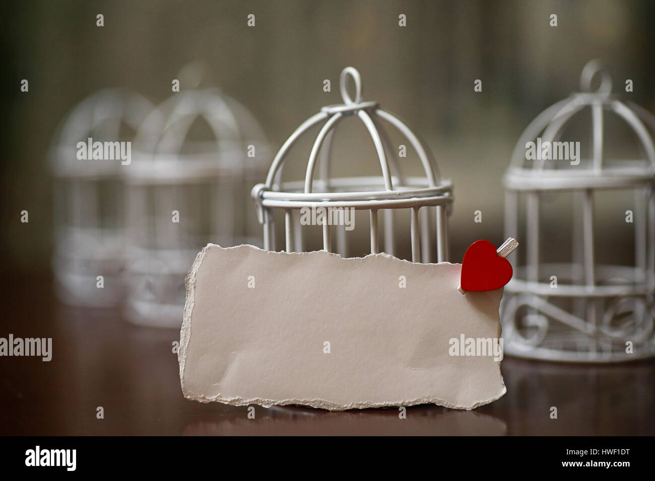 white sheet paper love notes and heart shape Stock Photo - Alamy