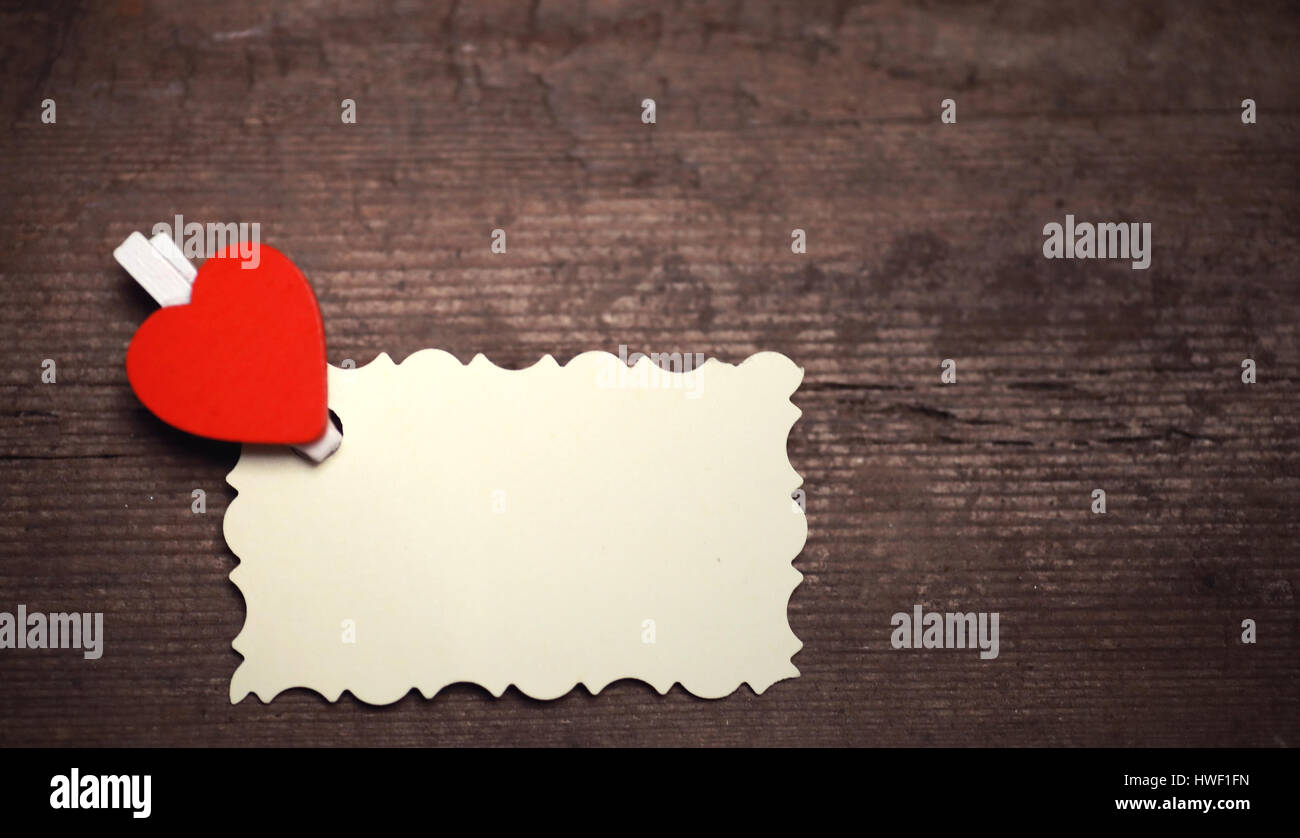 white sheet of paper love notes and heart shape Stock Photo - Alamy