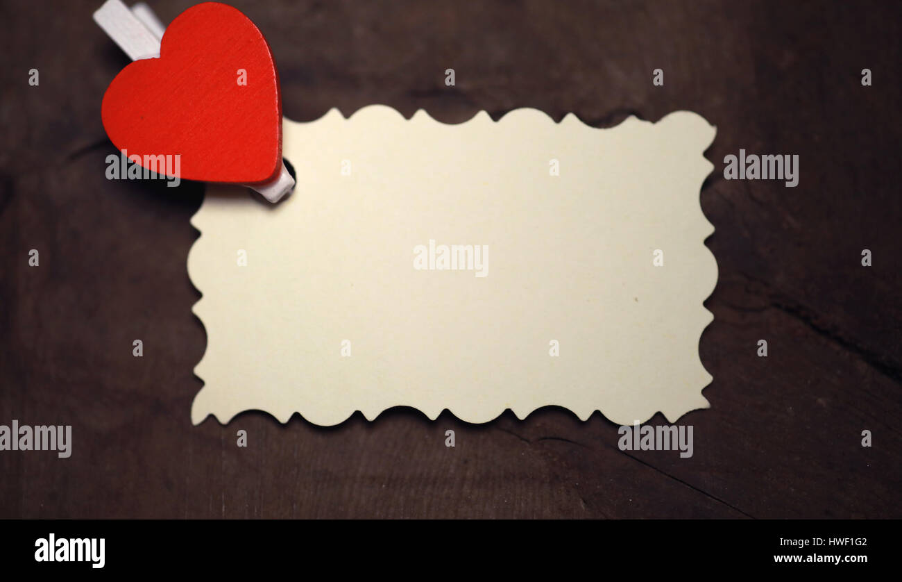 white sheet of paper love notes and heart shape Stock Photo - Alamy