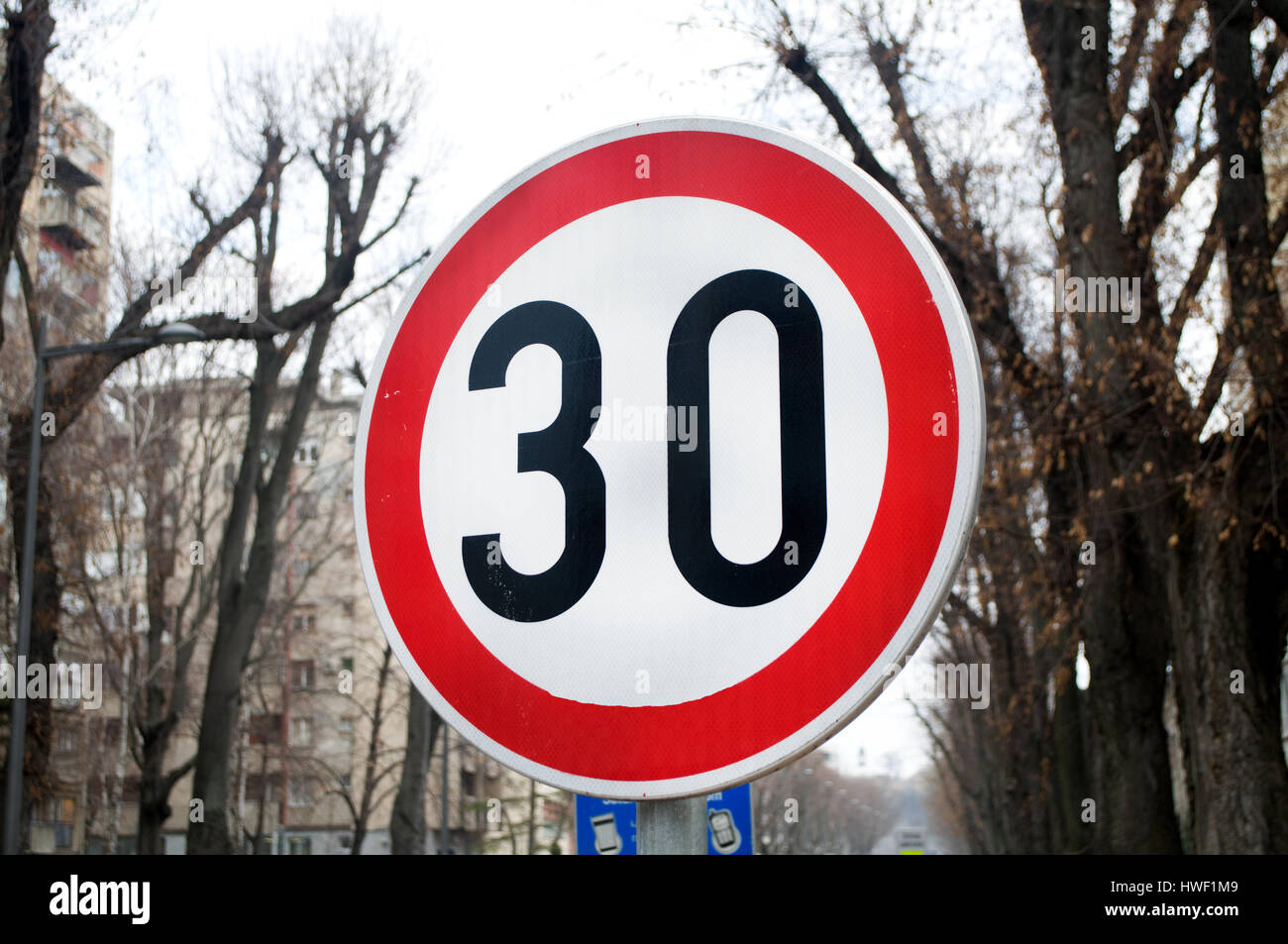 30 Km H Speed Limit Traffic Sign High Resolution Stock Photography and Images - Alamy