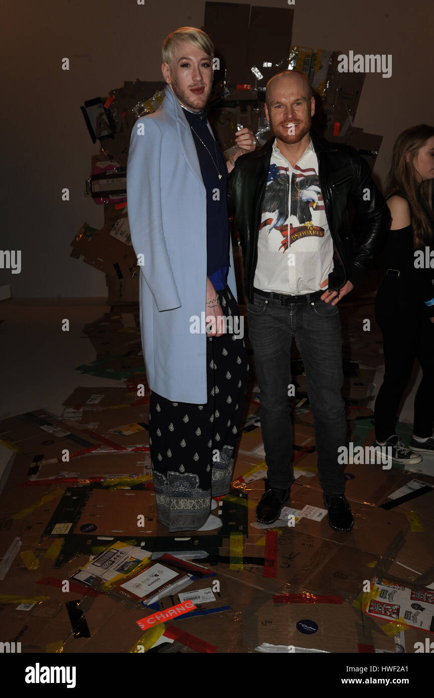 LFW FW 2017 - Angus Chiang - Catwalk Featuring: Lewis-Duncan Weedon ...