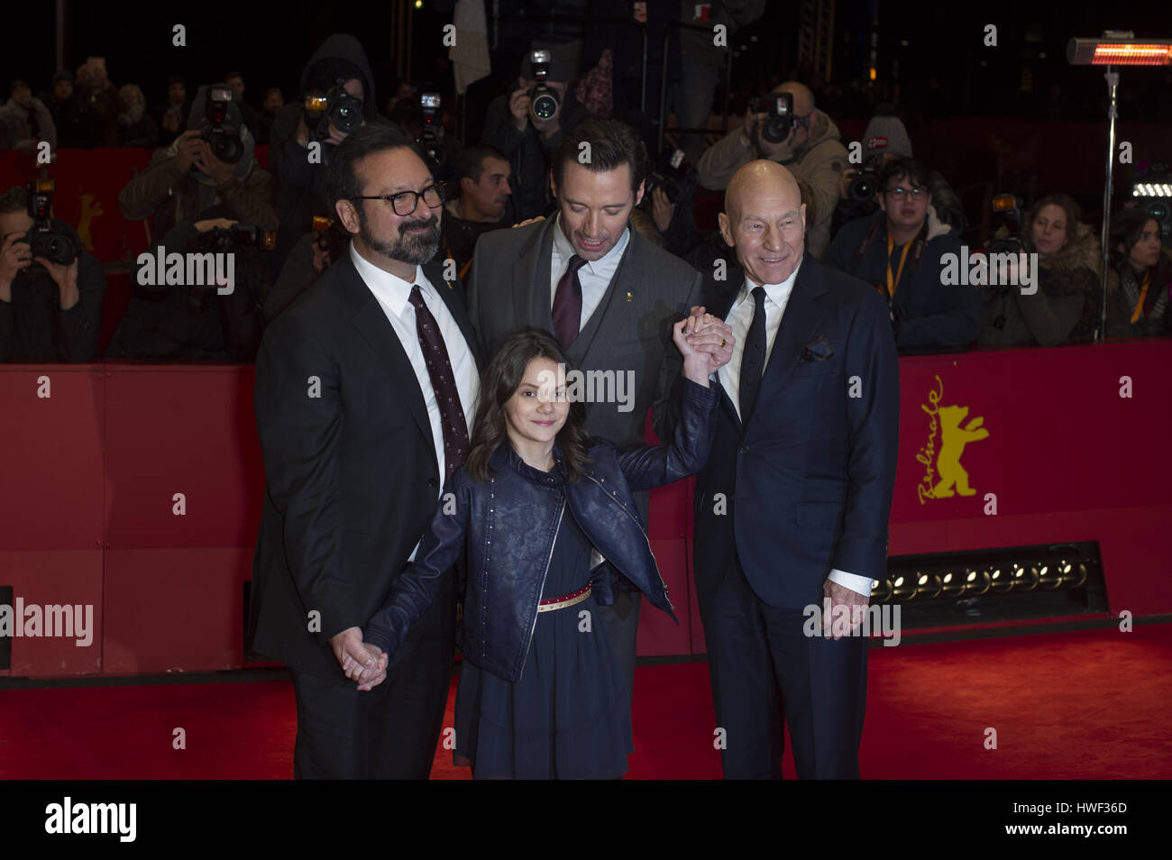 Director and cast attend the premiere for Logan" at the 67th ...