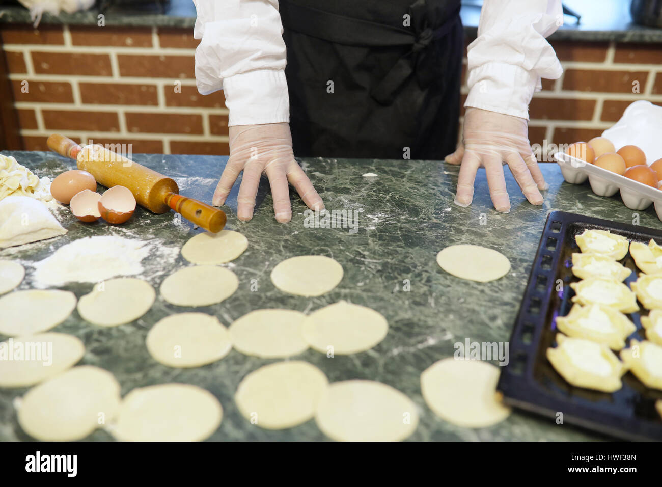 Male chef uses ingredients hi-res stock photography and images - Alamy