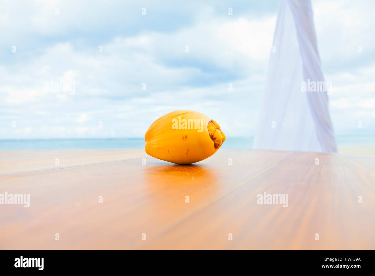 Private dining table and wicker chairs for romantic dinner for ...