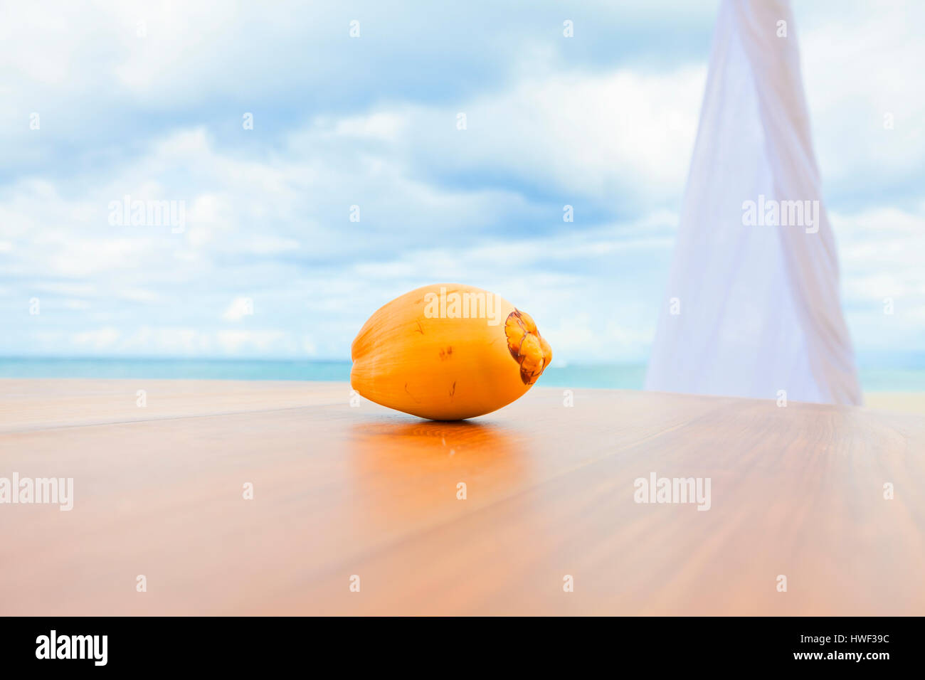 Private dining table and wicker chairs for romantic dinner for ...