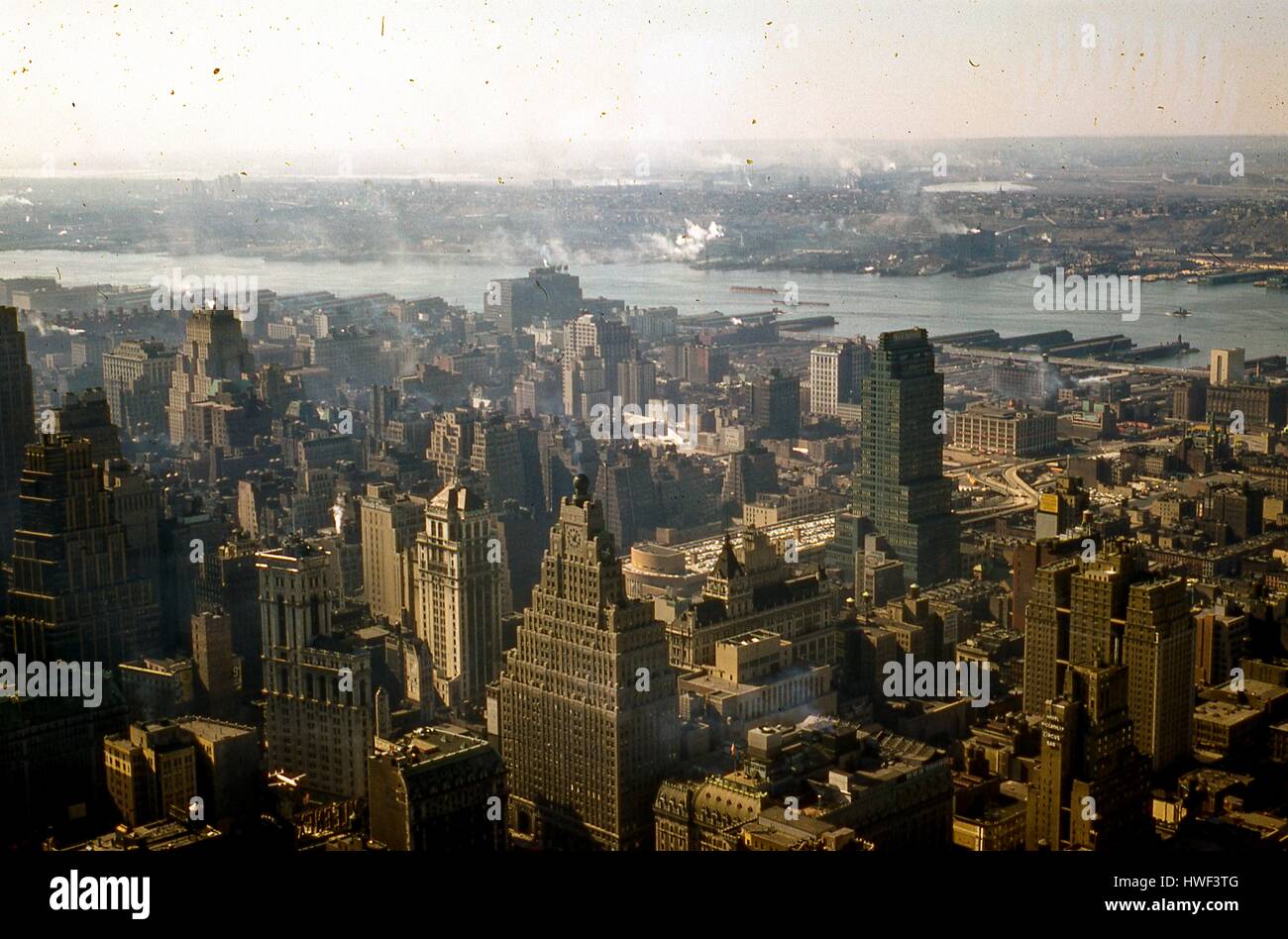 Times square birds eye view hi-res stock photography and images - Alamy