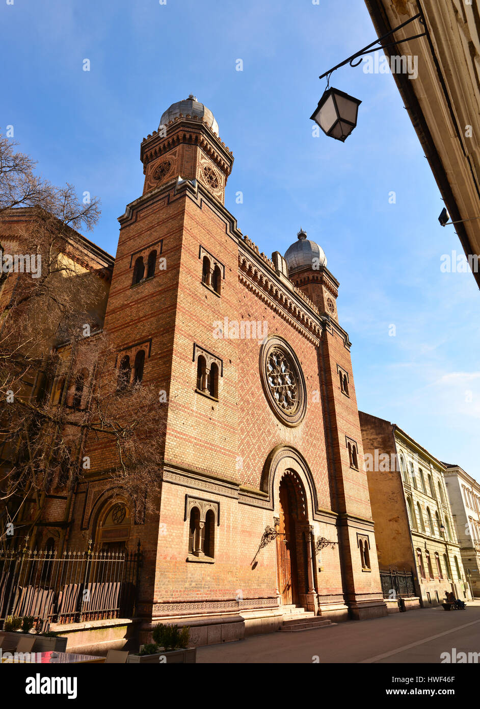 Timisoara city Romania synagogue building landmark architecture Stock ...