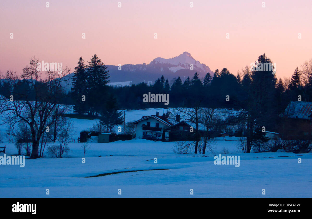 Berglandschaft silhouette hi-res stock photography and images - Alamy