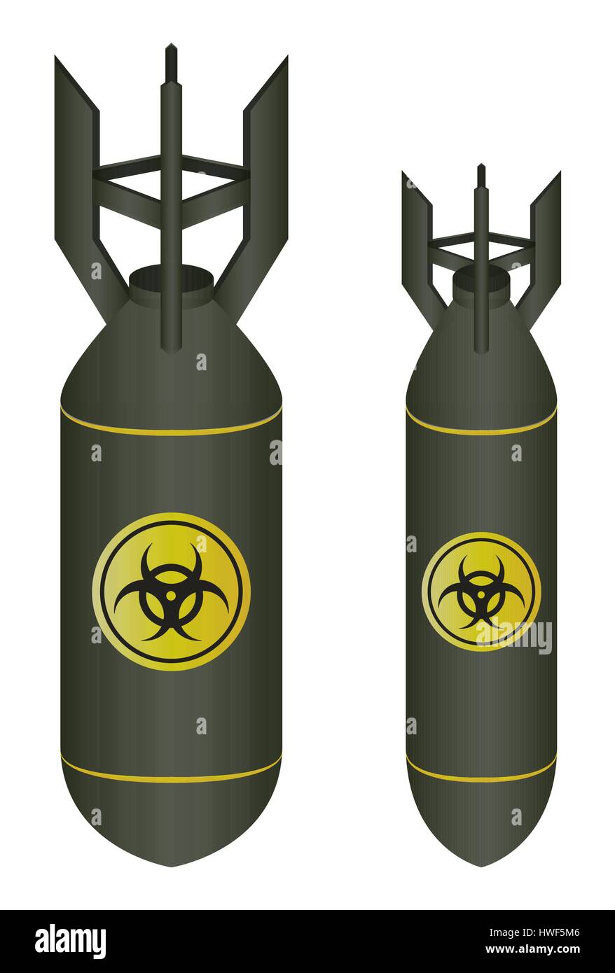 air bomb drop with biohazard logo vector Stock Vector Image & Art - Alamy