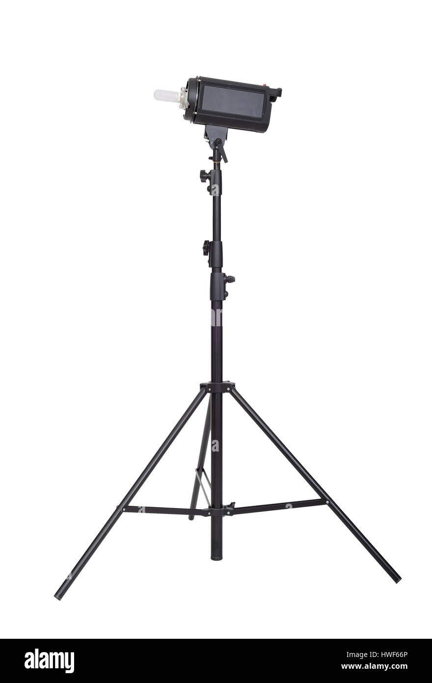 Studio lighting isolated on the white background Stock Photo - Alamy