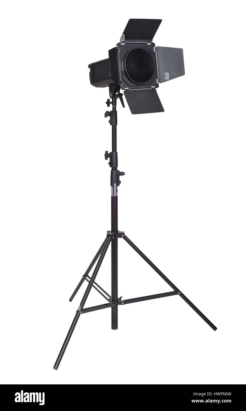 Studio lighting isolated on the white background Stock Photo - Alamy
