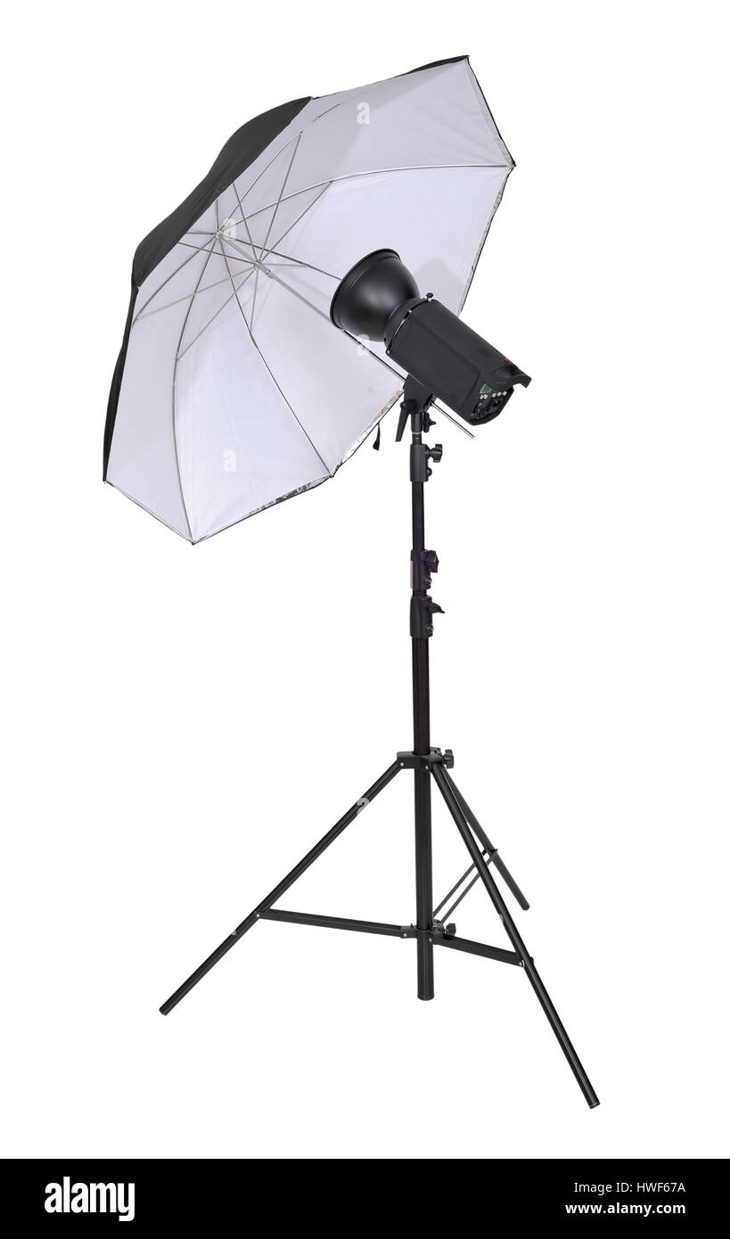 Studio lighting isolated on the white background Stock Photo - Alamy