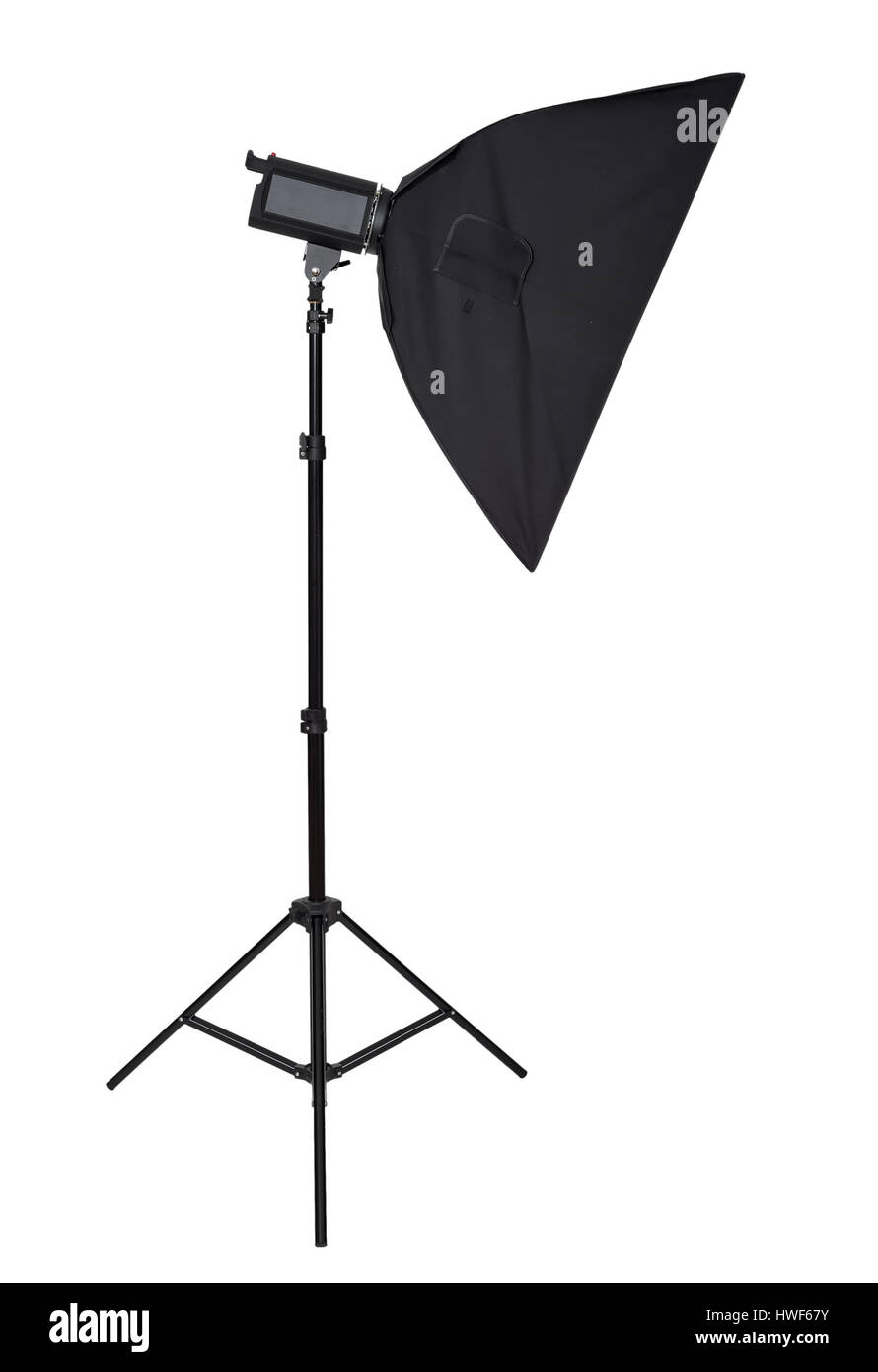 Studio lighting isolated on the white background Stock Photo - Alamy