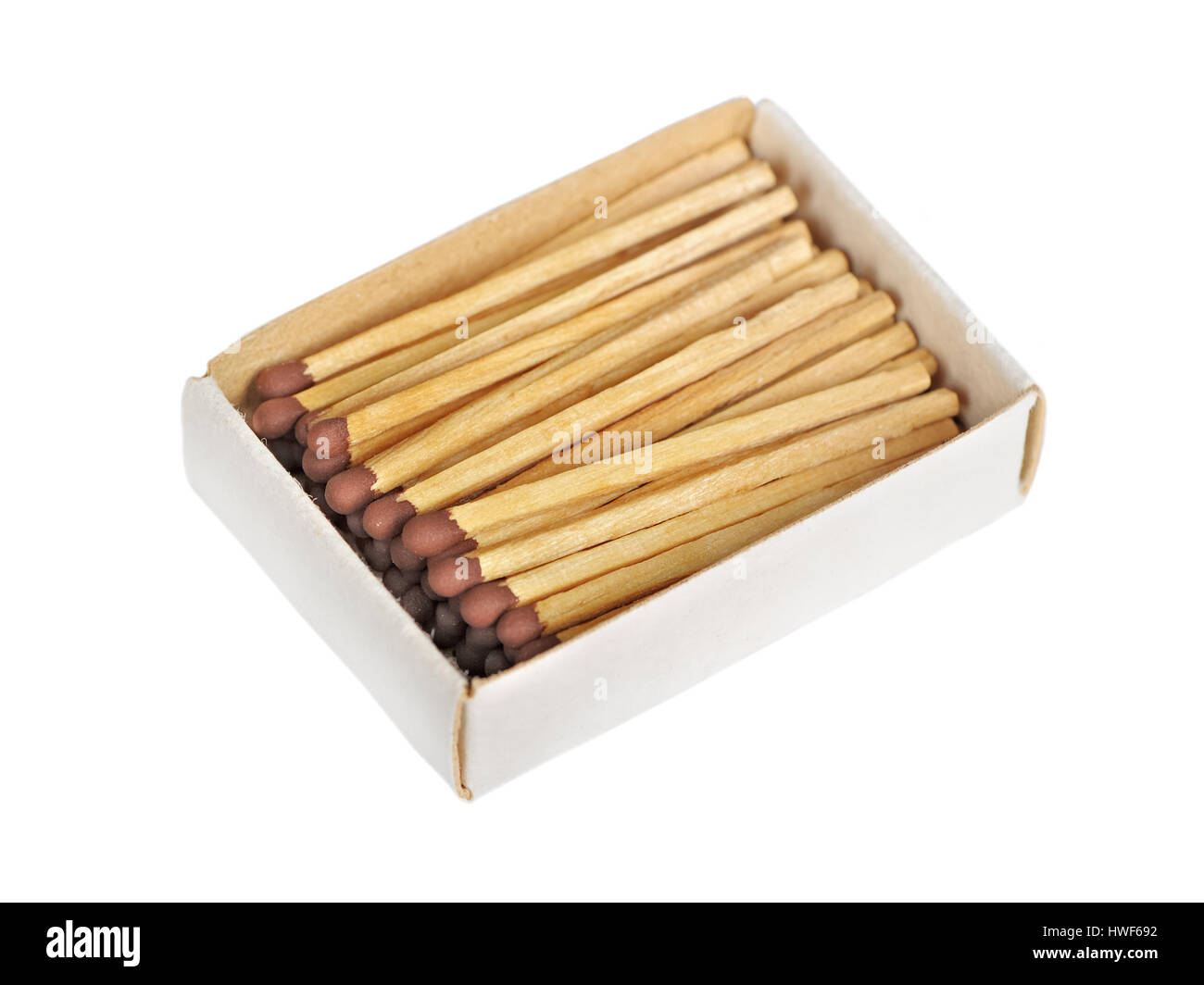 Box of matches isolated on a white Stock Photo - Alamy
