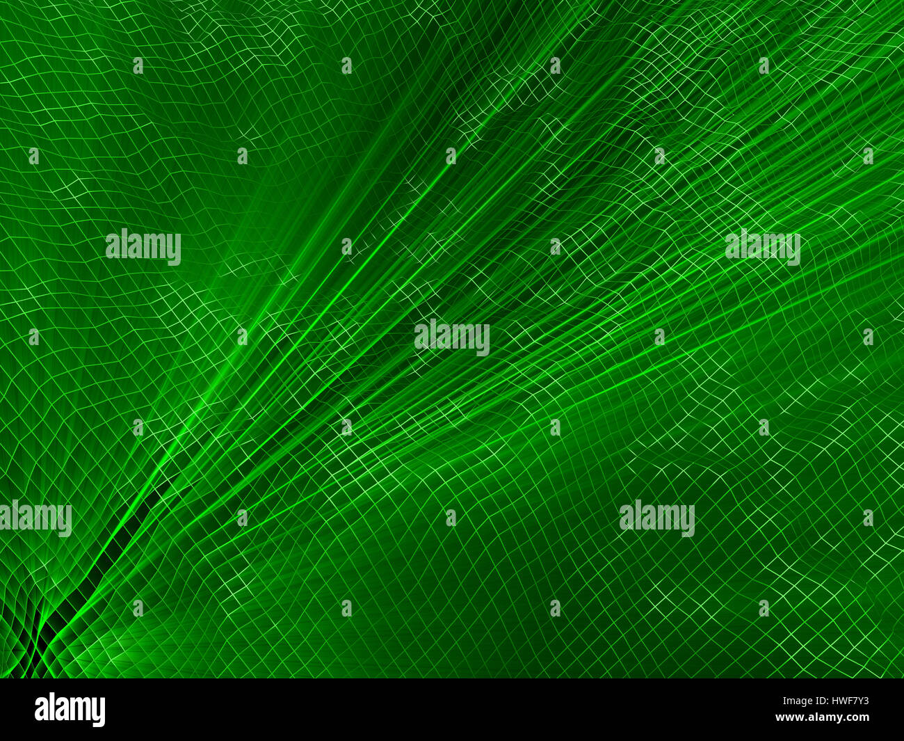 abstract 3d illustration of green relief grid background Stock Photo ...