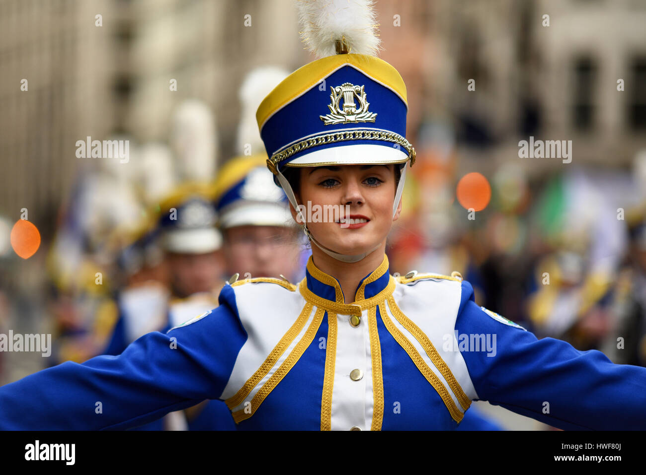 Mayobridge Band Irish marching band at the 2017 St. Patrick's Day ...