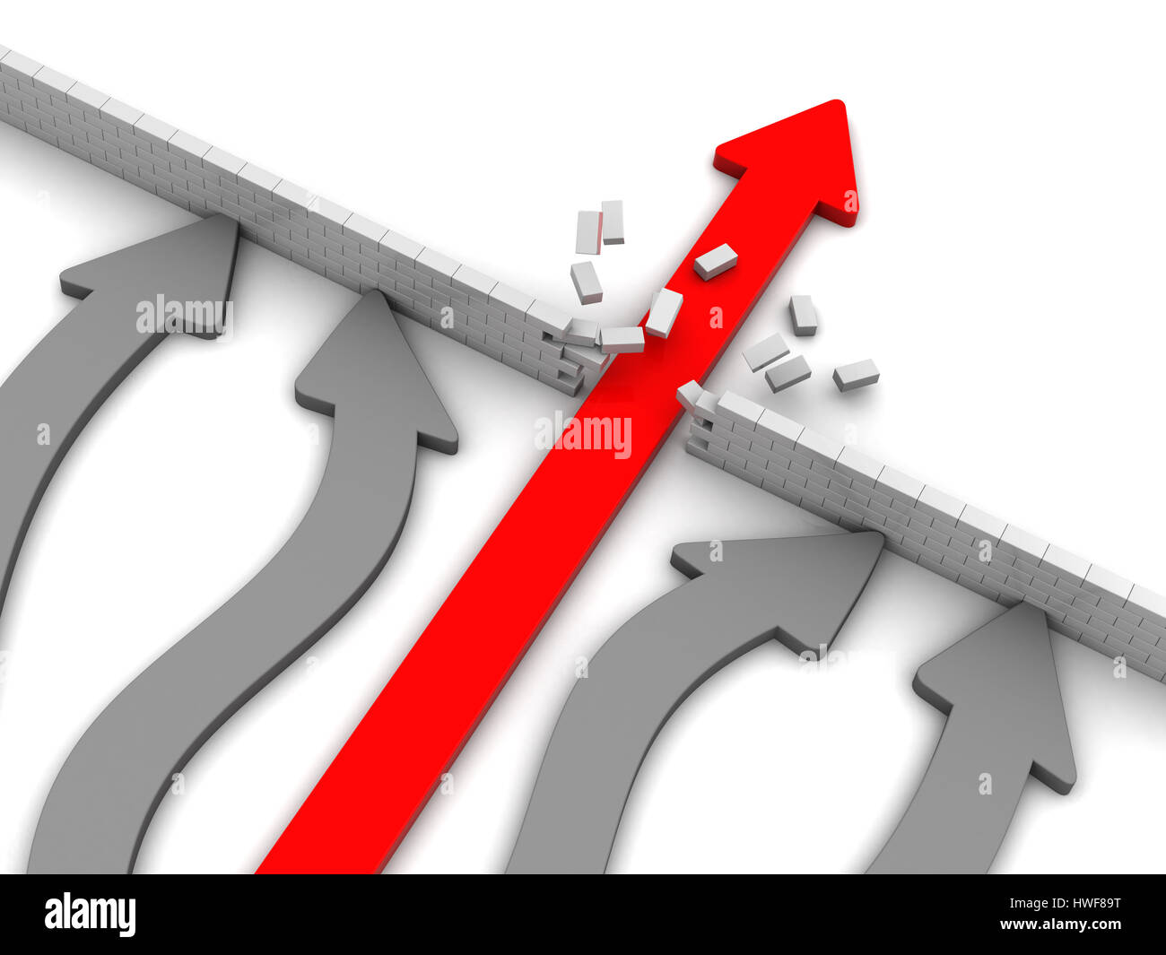 Breaking the barrier hi-res stock photography and images - Alamy