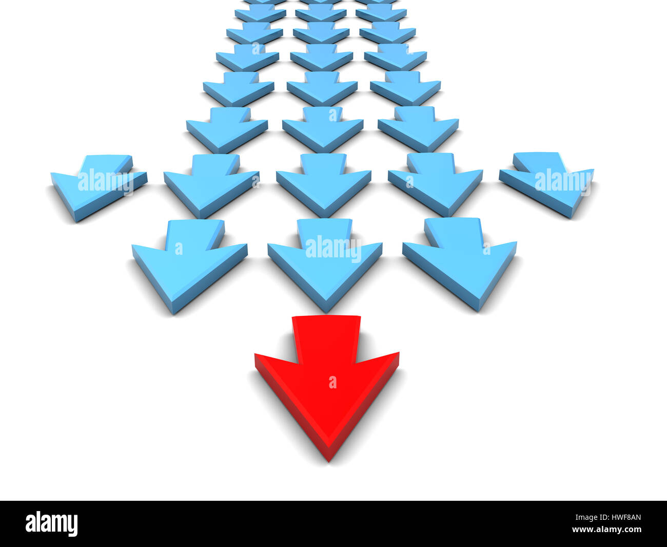 Blue leadership diagram hi-res stock photography and images - Alamy