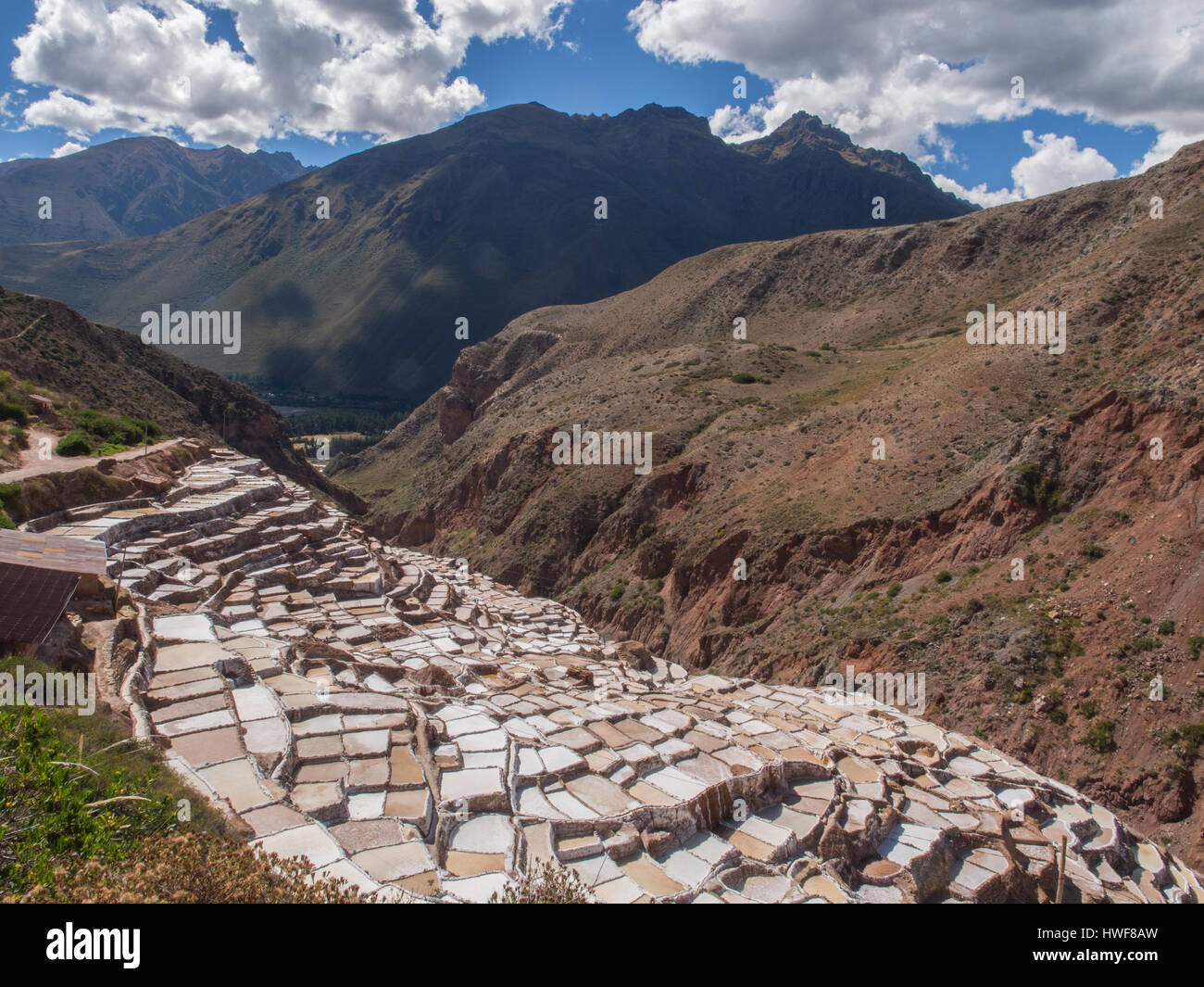Traditional salt farm mountains in hi-res stock photography and images ...