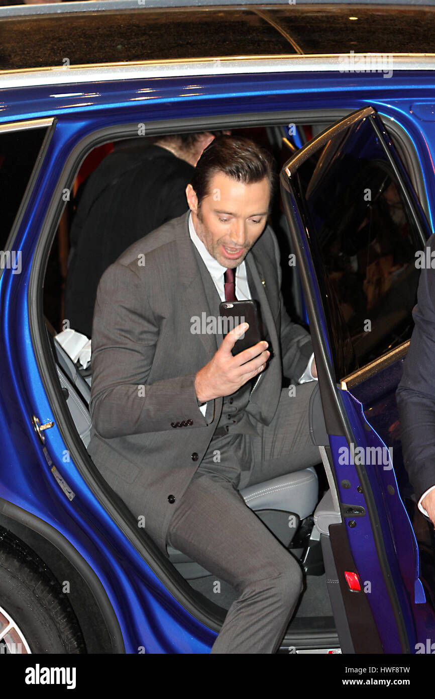 Director and cast attend the premiere for Logan" at the 67th ...