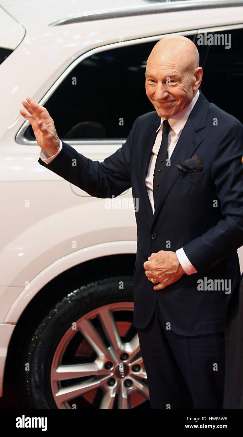 Director and cast attend the premiere for Logan" at the 67th ...