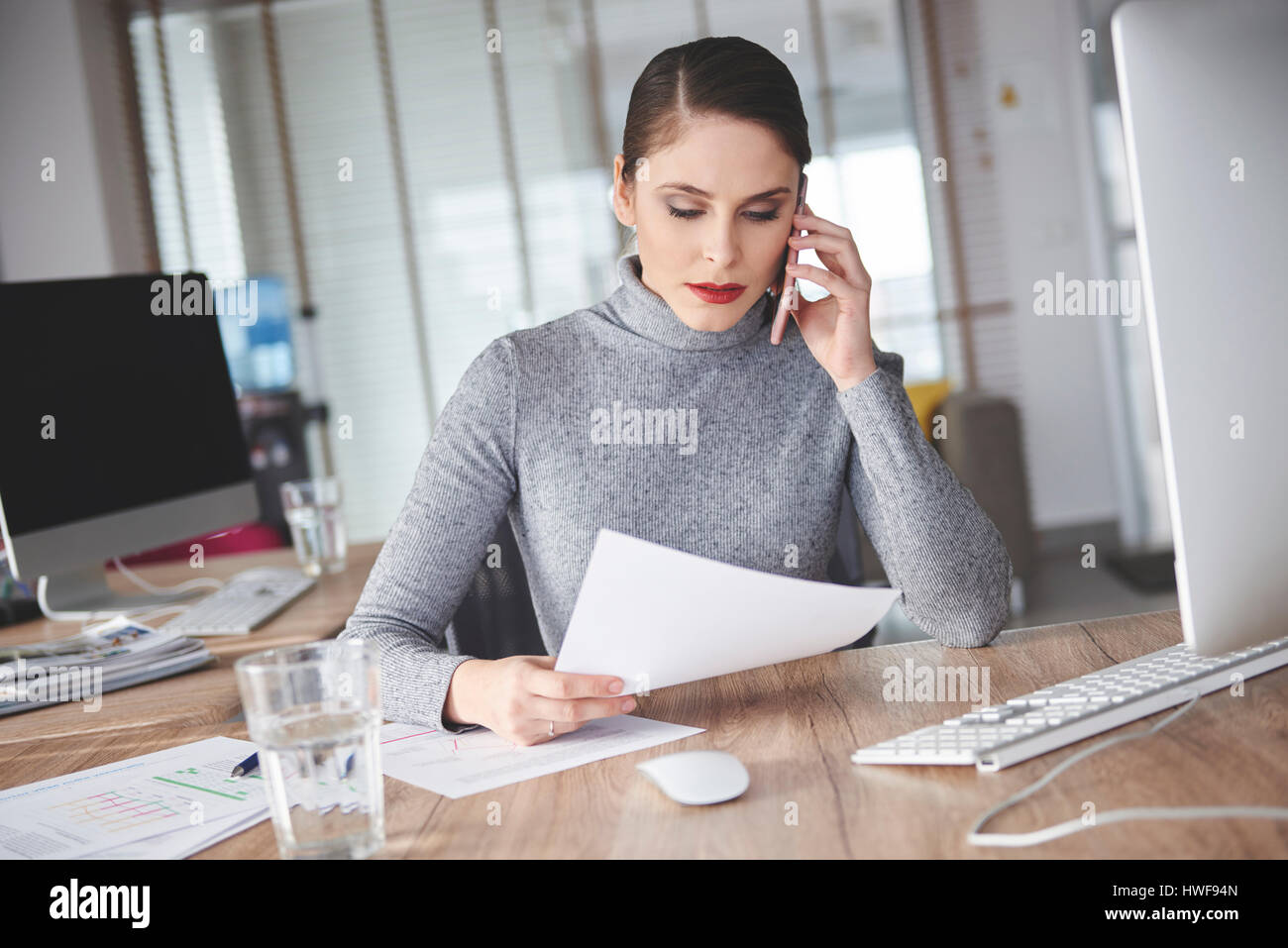 Every documents must be checked in details Stock Photo - Alamy