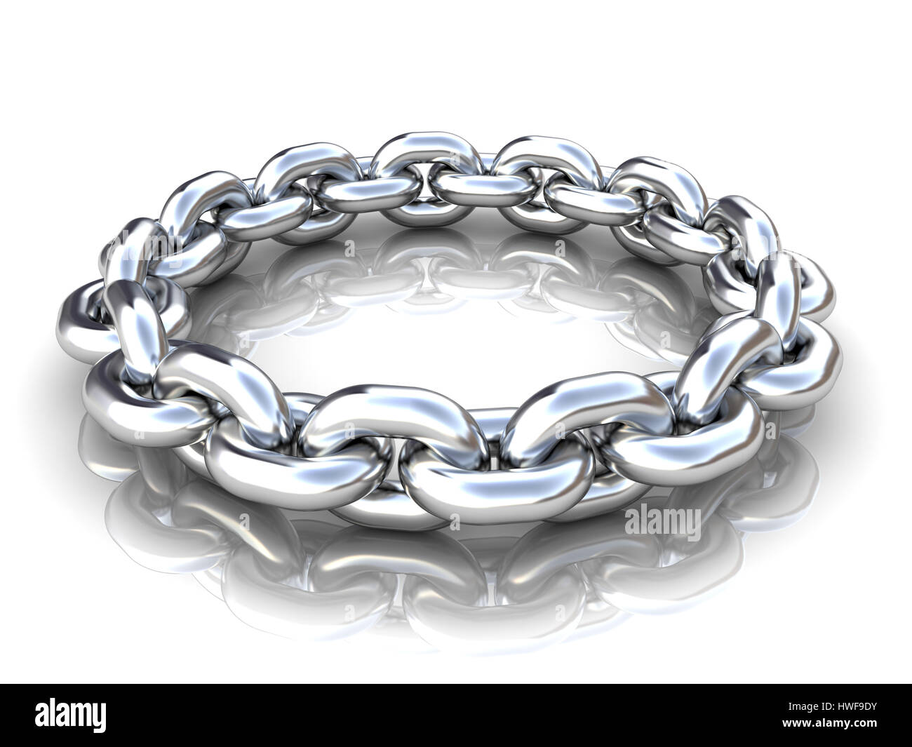 Chain link circle hi-res stock photography and images - Alamy