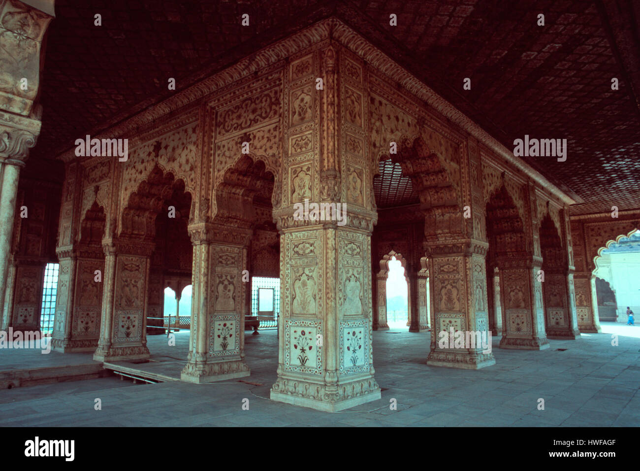 Grounds within the Red Fort, Delhi, India Stock Photo - Alamy