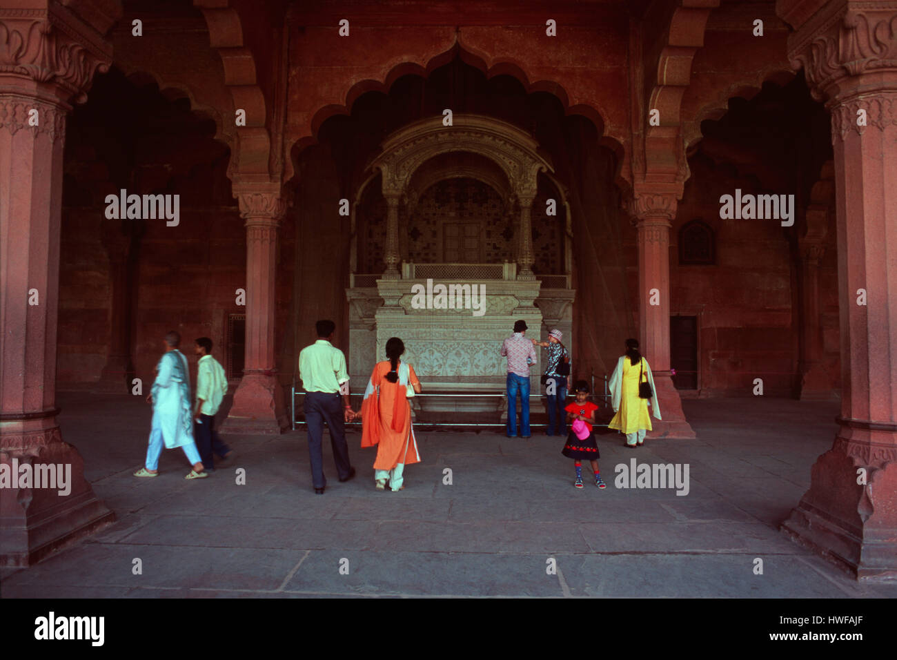 Grounds within the Red Fort, Delhi, India Stock Photo - Alamy