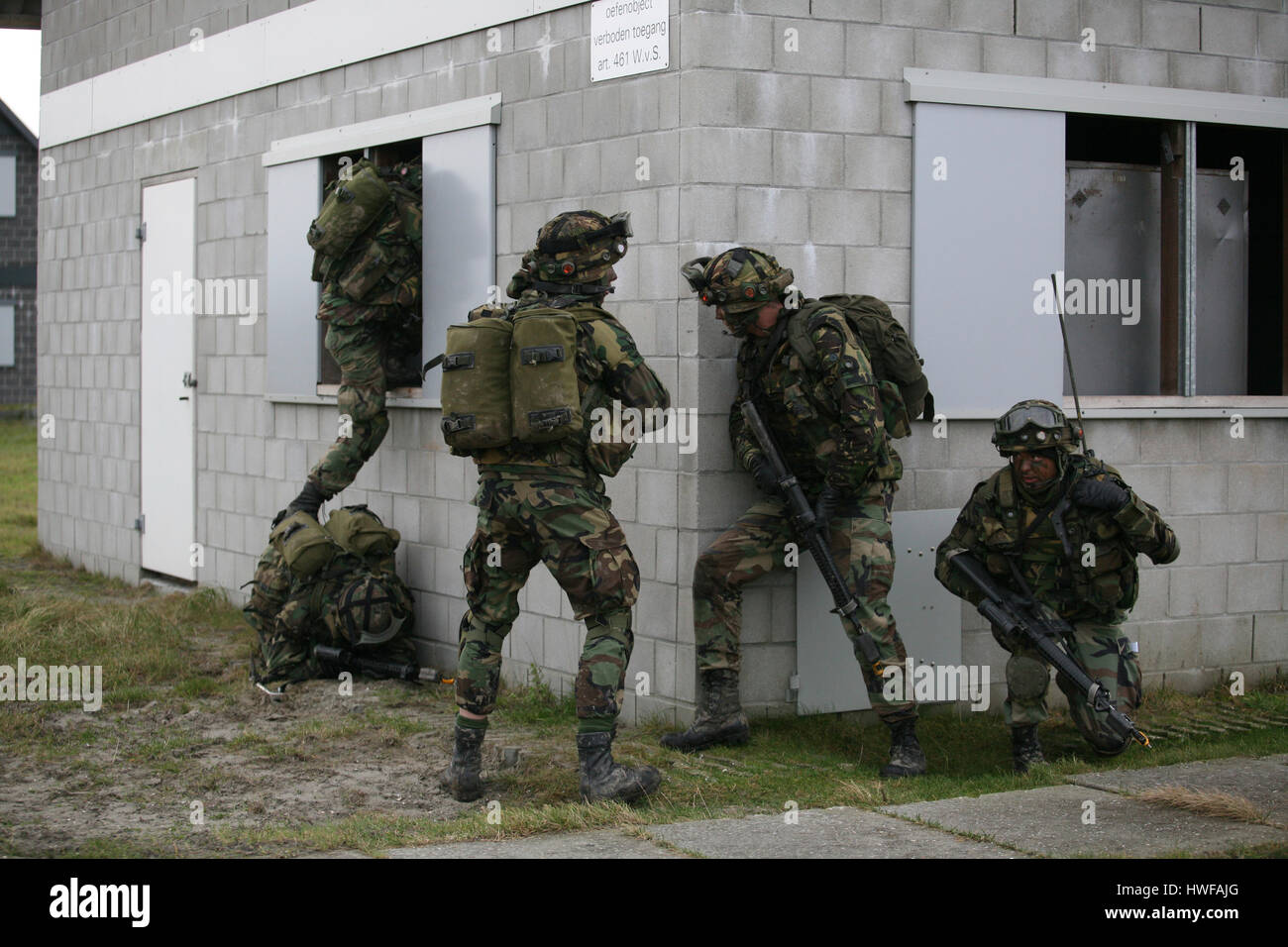 military drill of thye dutch army Stock Photo - Alamy