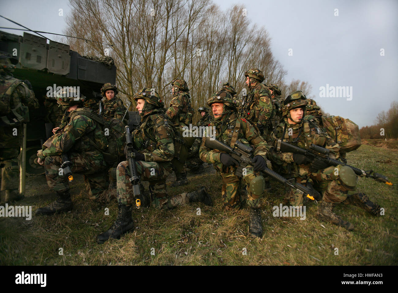 military drill of thye dutch army Stock Photo - Alamy