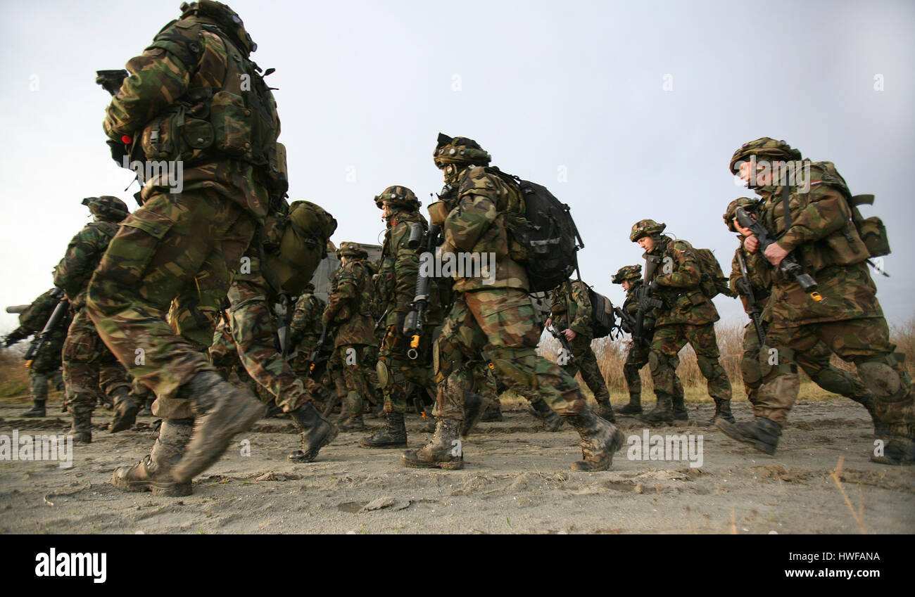 military drill of thye dutch army Stock Photo - Alamy
