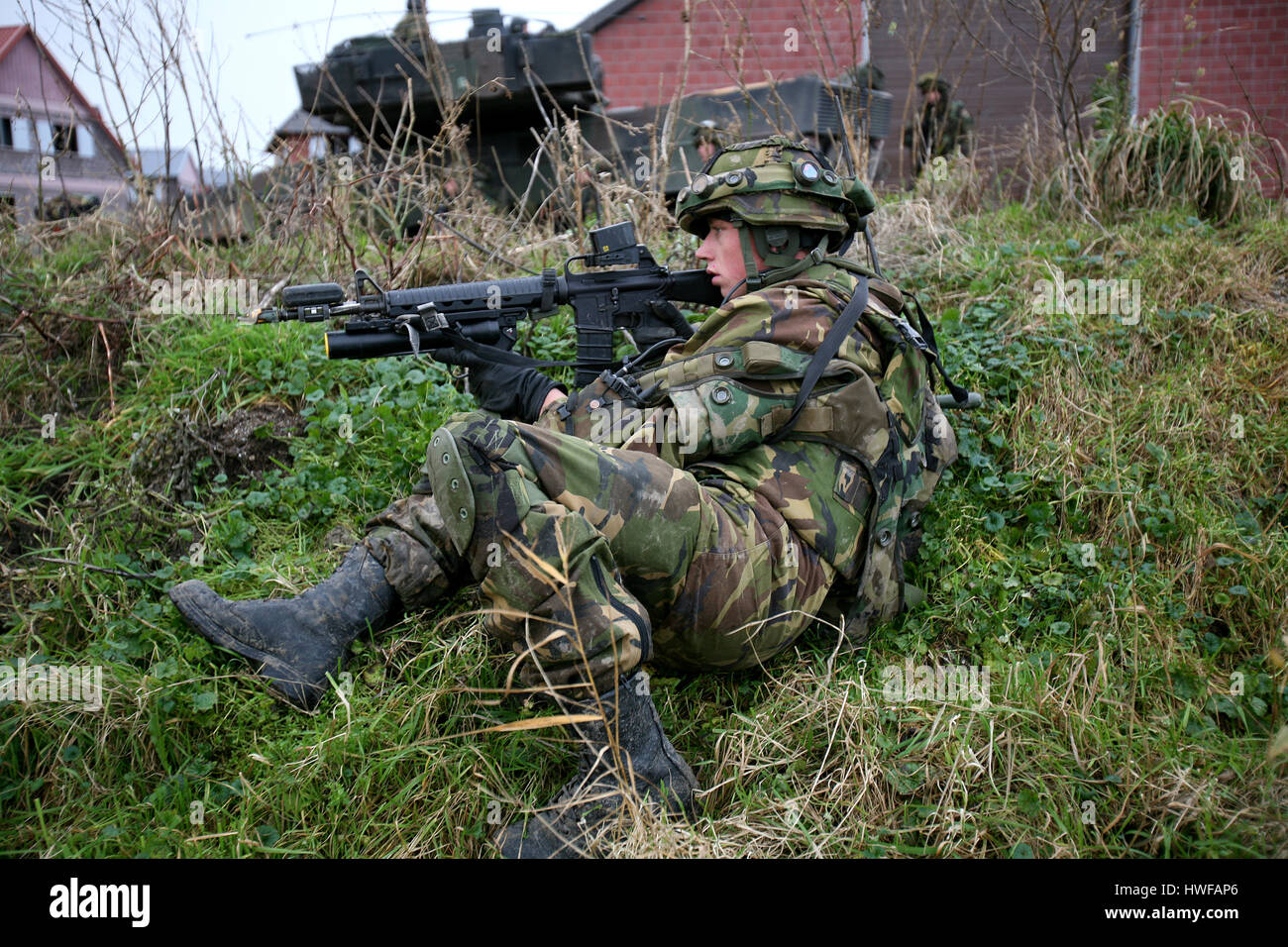 military drill of thye dutch army Stock Photo - Alamy
