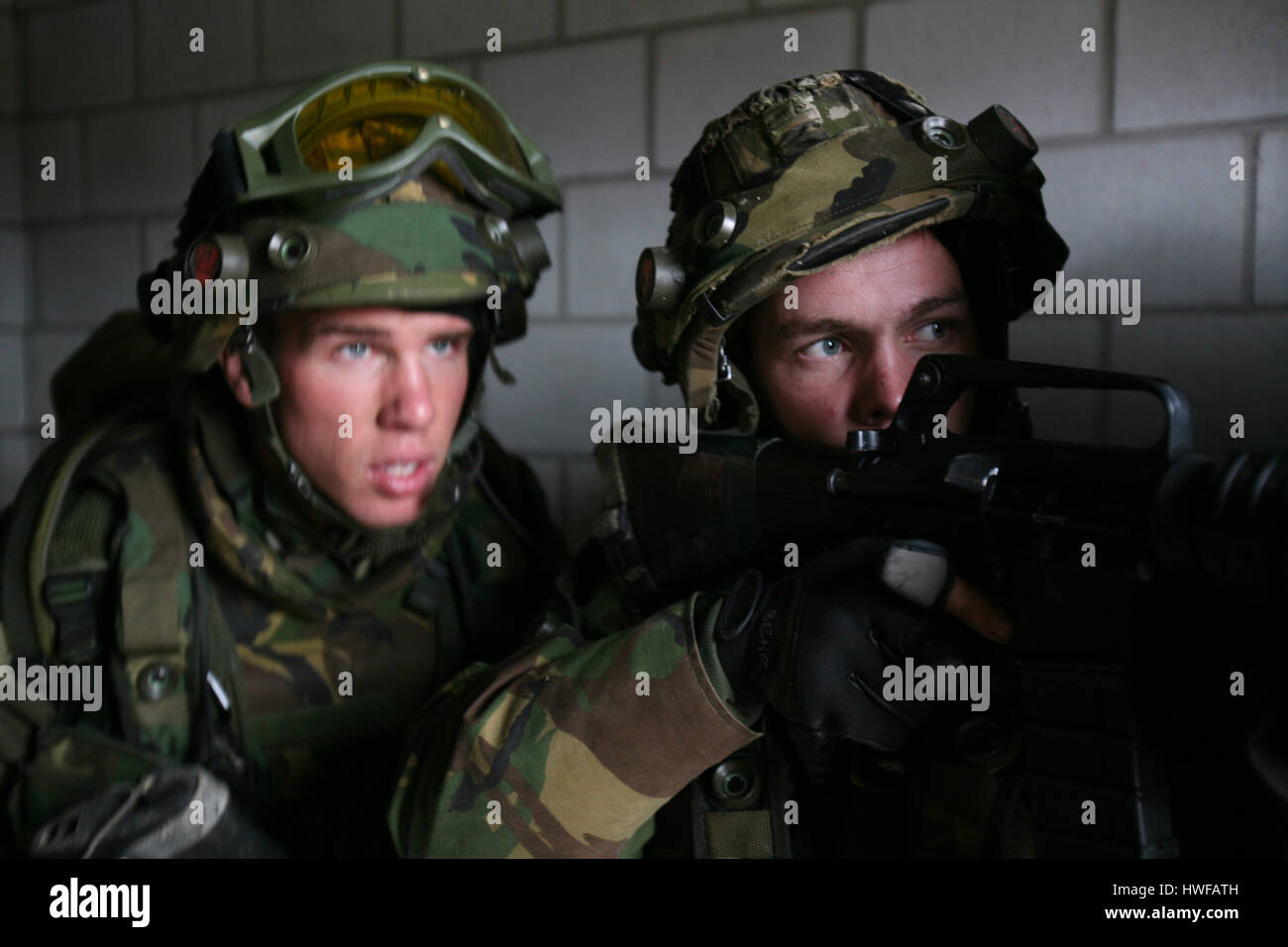 military drill of thye dutch army Stock Photo - Alamy